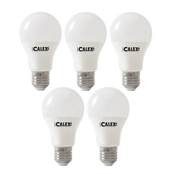 LED lamp E27 | Peer | Calex | 5 stuks (8.8W, 806lm, 2700K, Dimbaar) Calex Kabelshop.nl